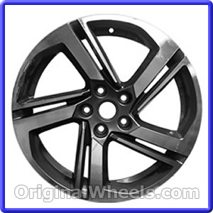 18″ Machined and Medium Charcoal Wheel – OriginalWheels.com
