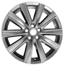 19″ Medium Smoked Hyper Silver Wheel – OriginalWheels.com